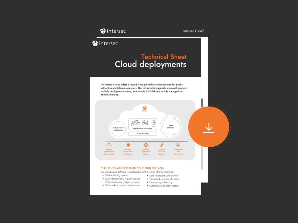 Technical sheet - Cloud deployments